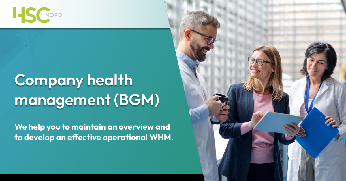 Company health management (BGM) - HSC Nord GmbH
